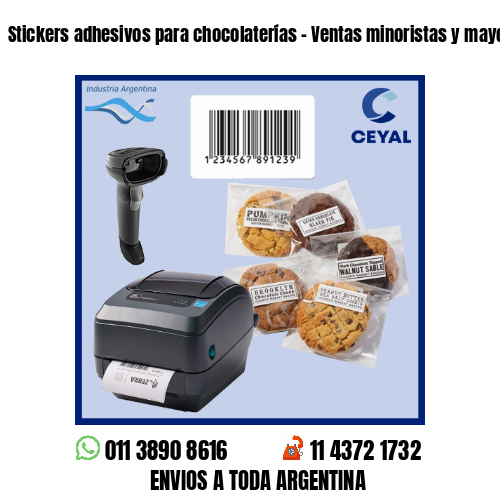Stickers adhesivos para chocolaterías – Ventas minoristas y mayoristas ...