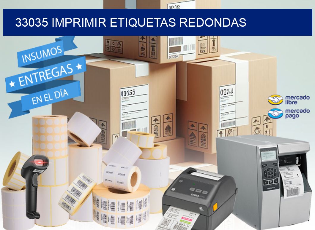 33035 IMPRIMIR ETIQUETAS REDONDAS - Etiquetas Personalizadas