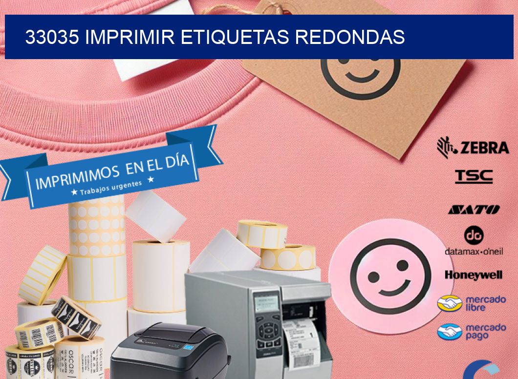 33035 IMPRIMIR ETIQUETAS REDONDAS - Etiquetas Personalizadas
